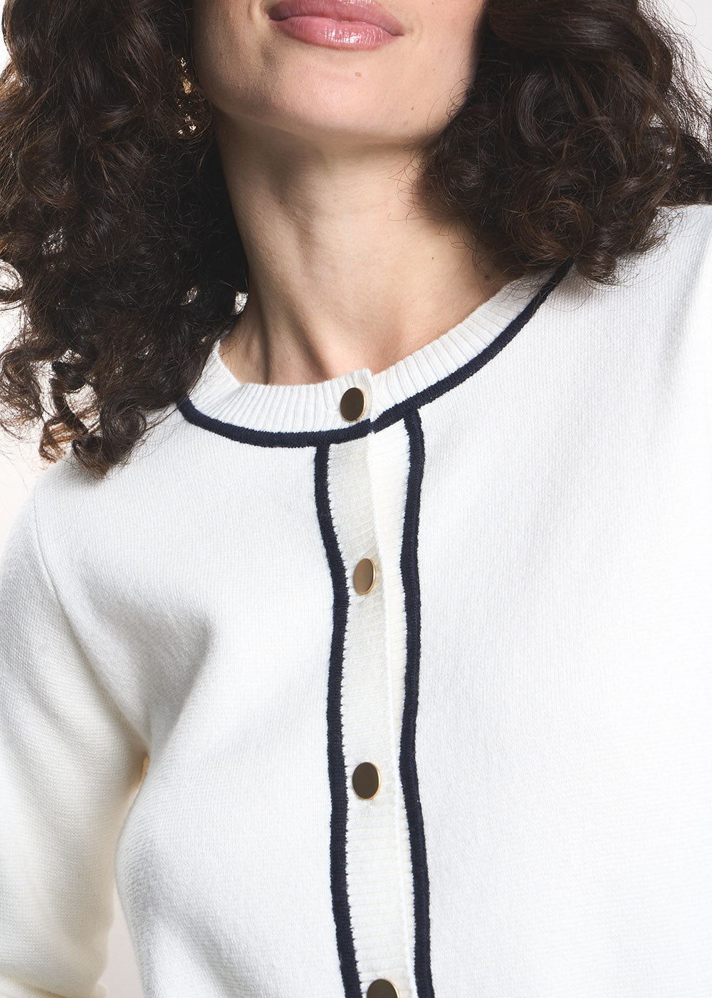 Two-tone waistcoat with contrasting finishes – Sud Express